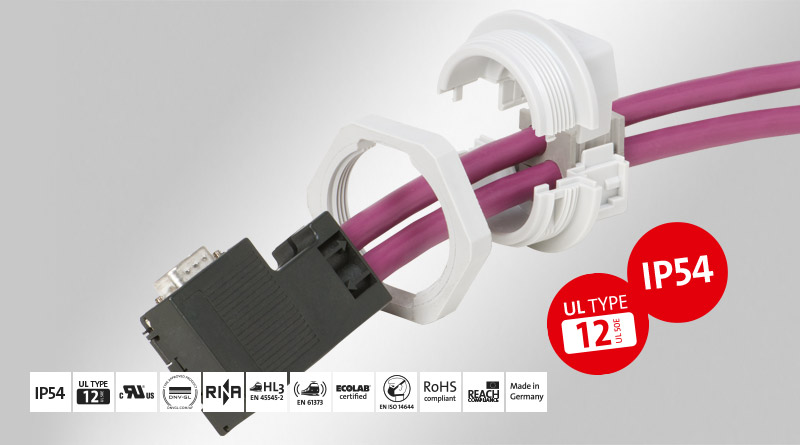 德国icotek易科智连伊克泰恪官网电缆引入系统KEL穿墙板框架底板EMC电磁屏蔽